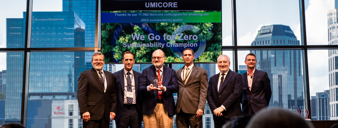 Nissan Group of the Americas Rewards Umicore for Sustainability Excellence | Umicore Belgium